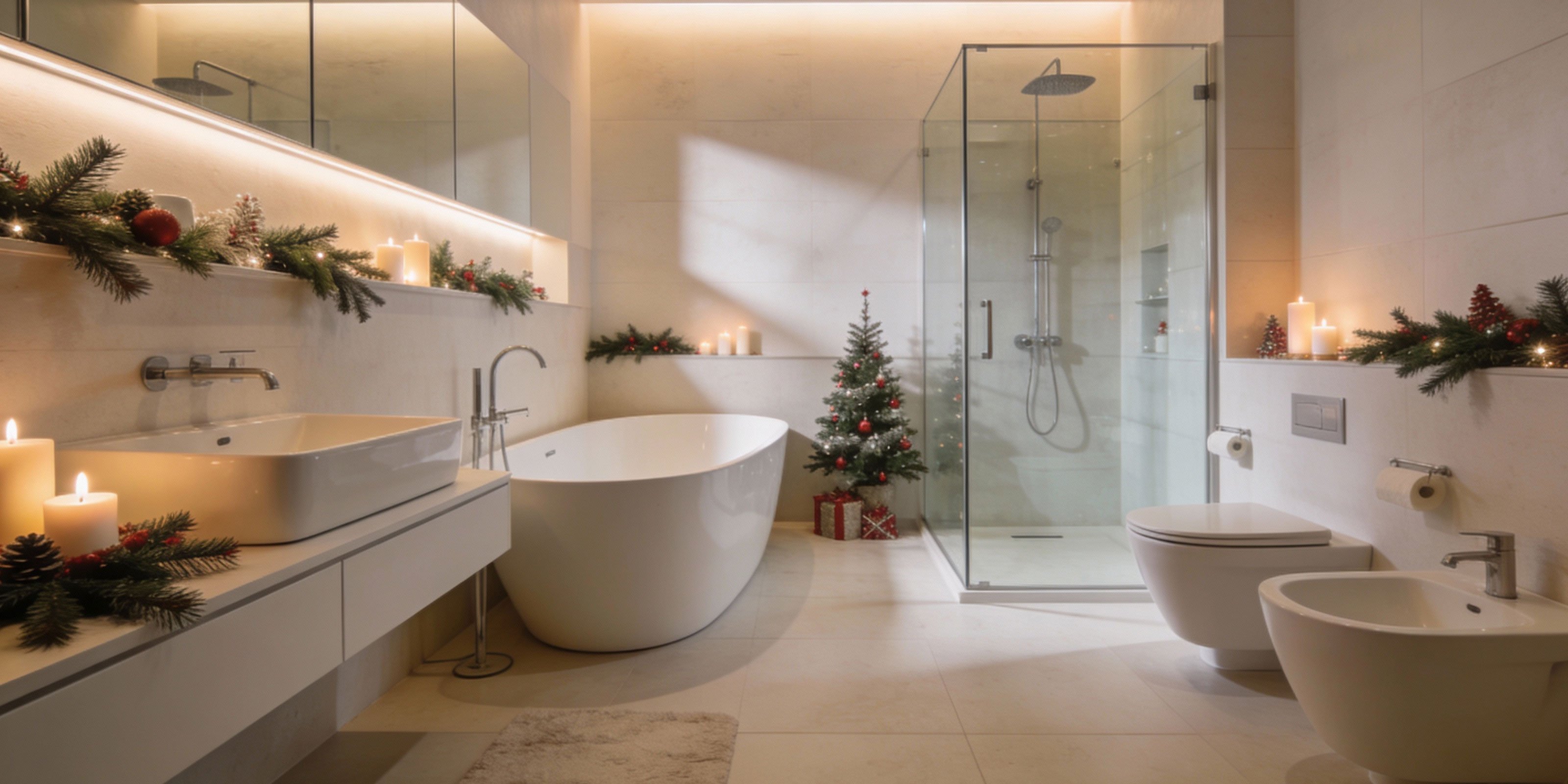 Weihnachtlicher Wohlfühlort: Ihr Bad als Rückzugsraum